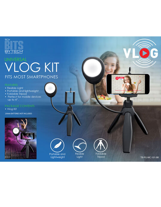 Bytech Selfie Light Stand Black - Aotek informatique