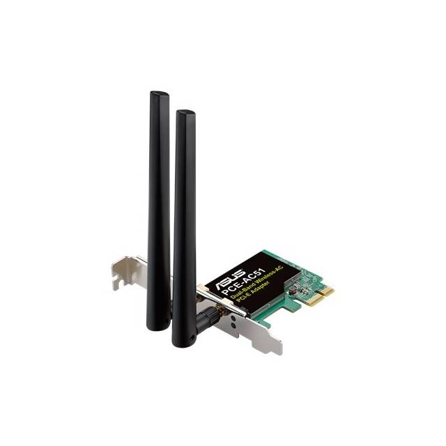 Carte Pci-E Asus PCE-AC51 Wireless AC750 PCIe Adapter Card for Dual ...