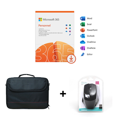 Pack Office 365 + Sacoche + Souris - Aotek informatique